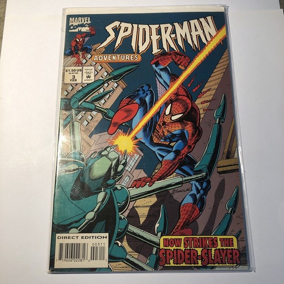 Art | 1995 Spiderman Adventures Now Strikes The Spiderslayer Comic Feb ...